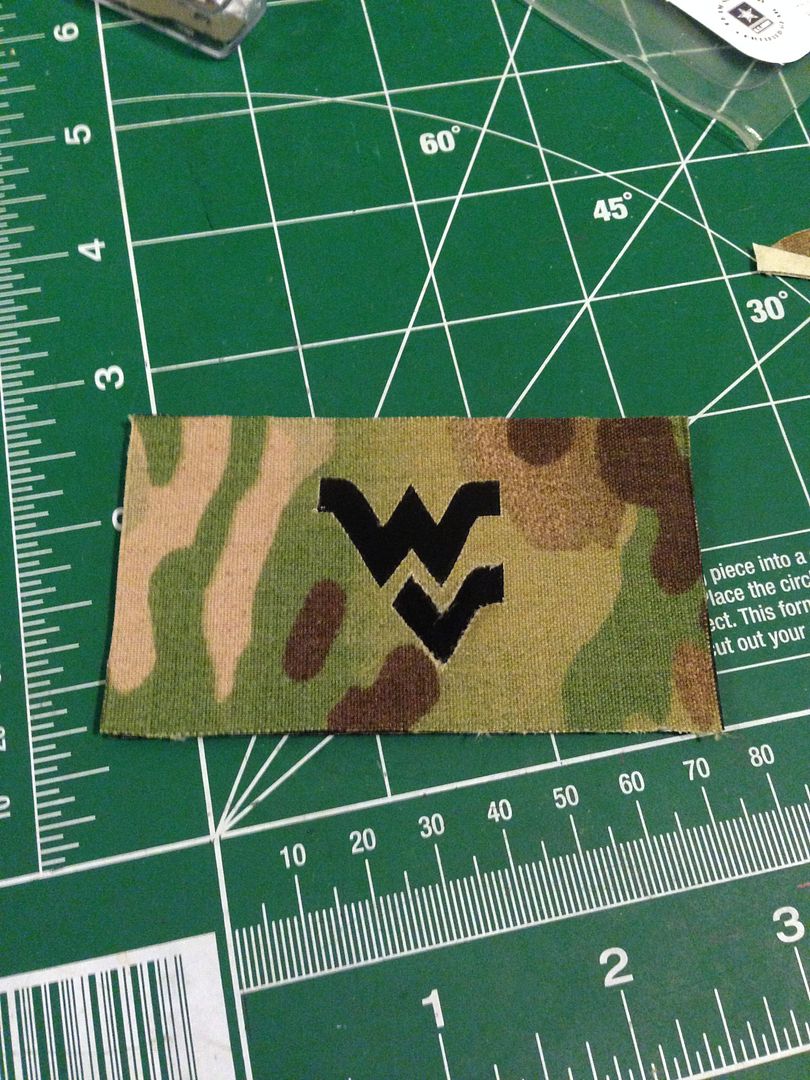 Augee's Random DIY Corner: Custom Flying WV (WVU) IR Reflective Patch ...